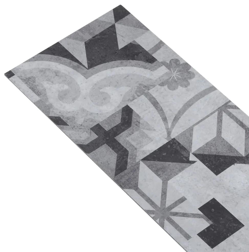 Podlahová krytina PVC 4,46 m² 3 mm samolepicí šedý vzor,  146577