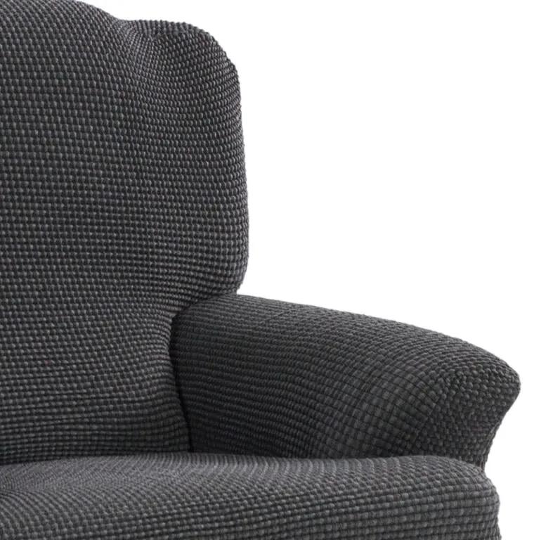Super strečové potahy NIAGARA antracitová židle 2 ks (40 x 40 cm)