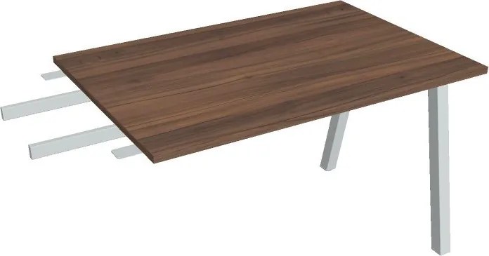 Hobis Kancelářský stůl k řetězení Hobis US A 1200RU, deskaakát, černá černá