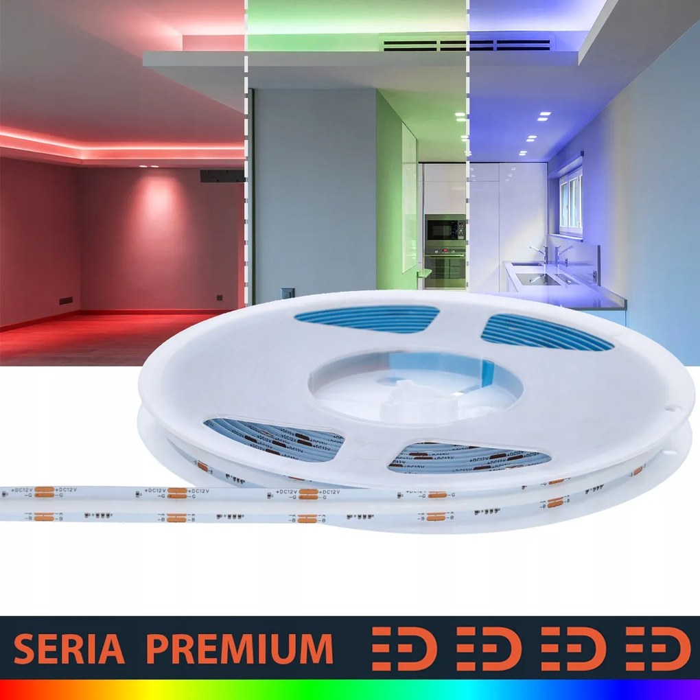 Led pásek Premium 12V Cob 810ed Rgb