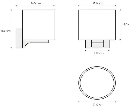 Lucide 04204/01/30 - Koupelnové nástěnné svítidlo JENNO 1xG9/33W/230V IP44