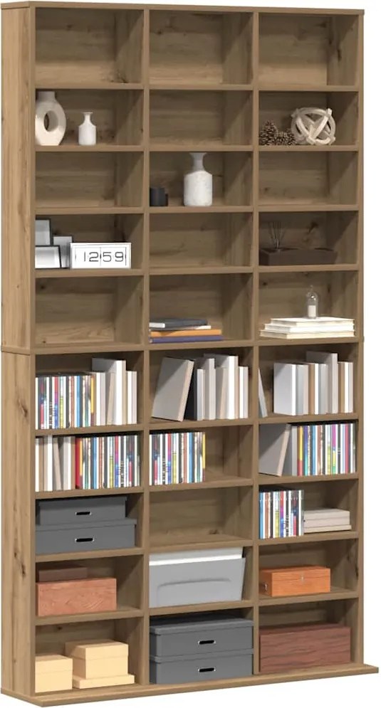 CD skříň Artisanový dub 101 x 23 x 177,5 cm Kompozitní dřevo 3329341