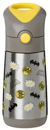 B.box Nerezová termolahev s brčkem 350 ml Batman