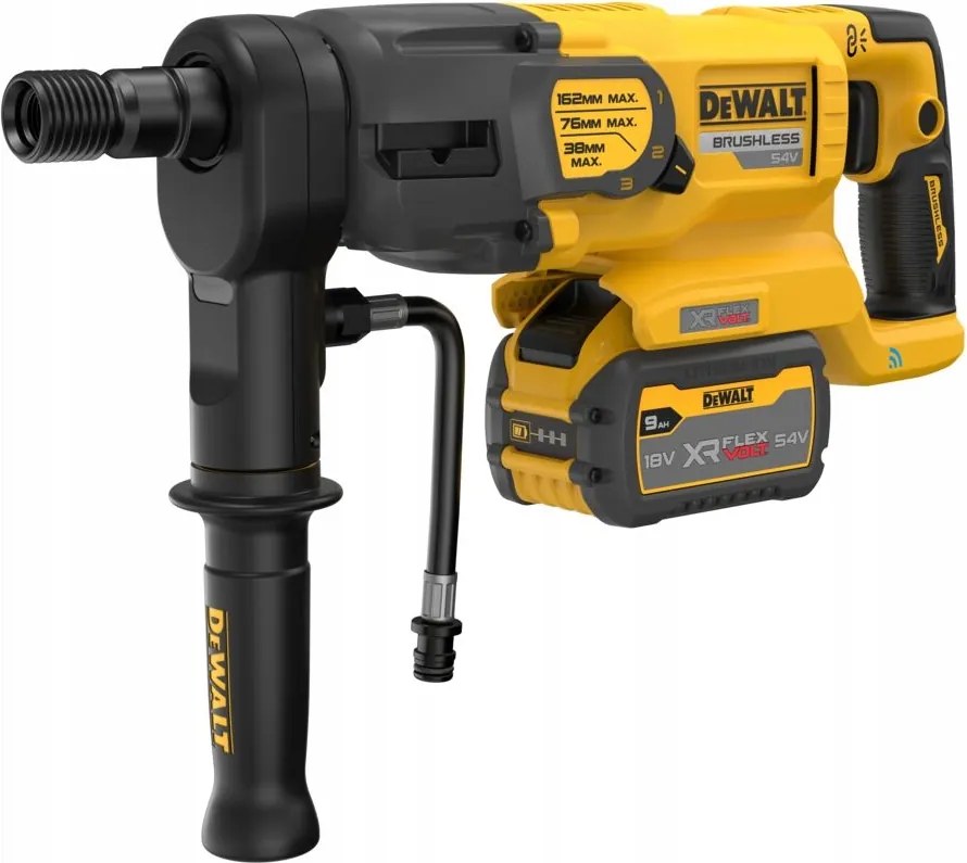 Diamantová vrtačka za sucha i za mokra 2x9Ah 54V Dewalt [DCD150X2-QW]