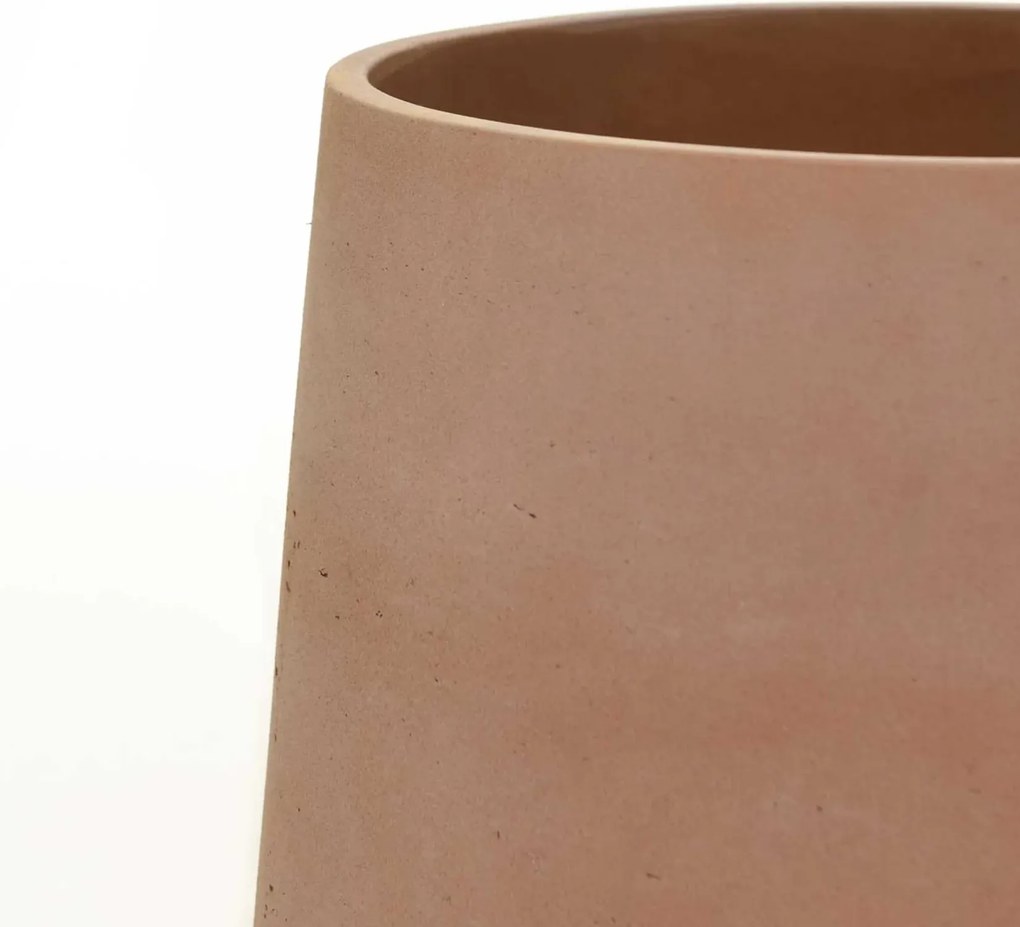 Květináč TROPICO, sklolaminát, výška 20 cm, oranžová