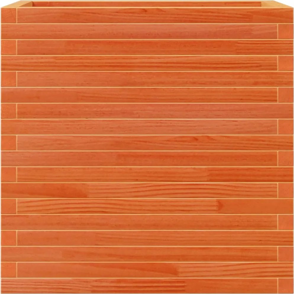 Zahradní truhlík voskově hnědý 70x40x68,5 cm masivní borovice 3282486