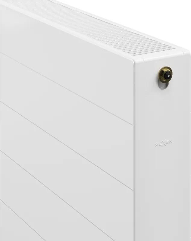 Mexen, Panelový radiátor Mexen Line CVL22 400 x 1600 mm, spodní připojení, 1821 W, bílý - W622L-040-160-00