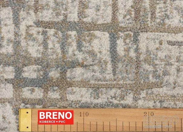 Breno Kusový koberec ARGENTUM kruh 63857/9293, 160x160 cm, Béžová/Vícebarevné