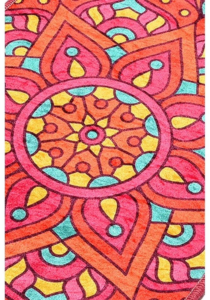 Koupelnová předložka s motivem mandaly Foutastic Mandala, 60 x 40 cm