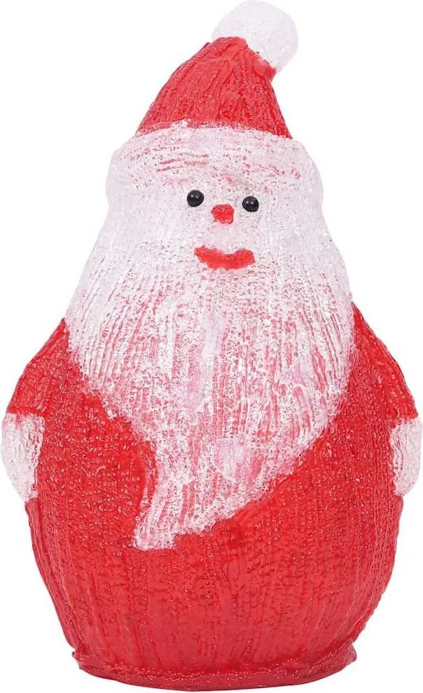 Vánoční akrylový Santa s LED vnitřní i venkovní 28 cm 328786