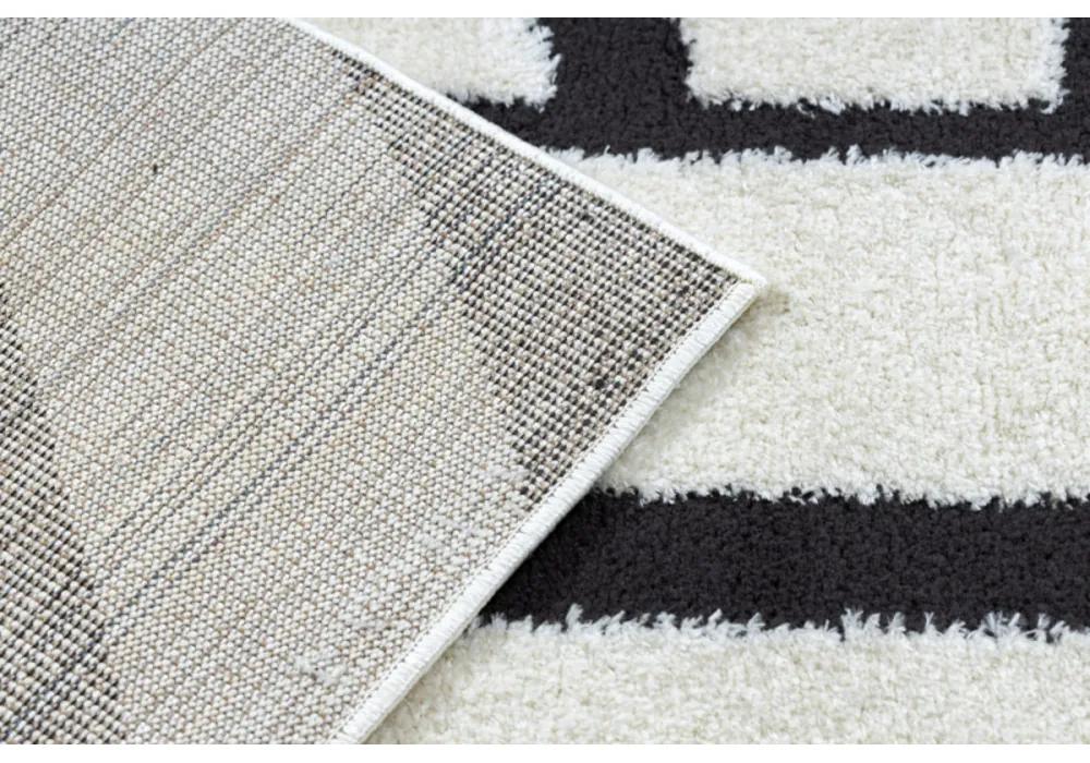 Kusový koberec Crateus krémovočerný 240x330cm