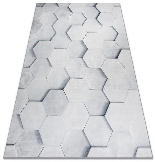 Dywany Łuszczów Kusový koberec ANDRE Hexagon 3D 1180 - 120x170 cm