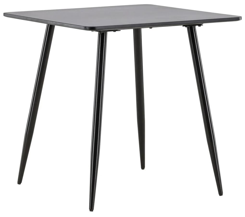 Jídelní stůl Polar, černá, 75x75x75