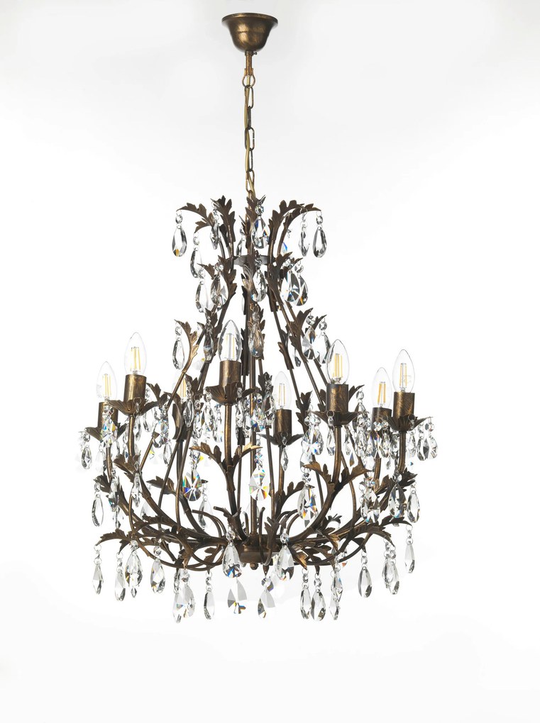XXXLutz KŘIŠŤÁLOVÉ ZÁVĚSNÉ SVÍTIDLO, 55/55/100 cm - 004340005802