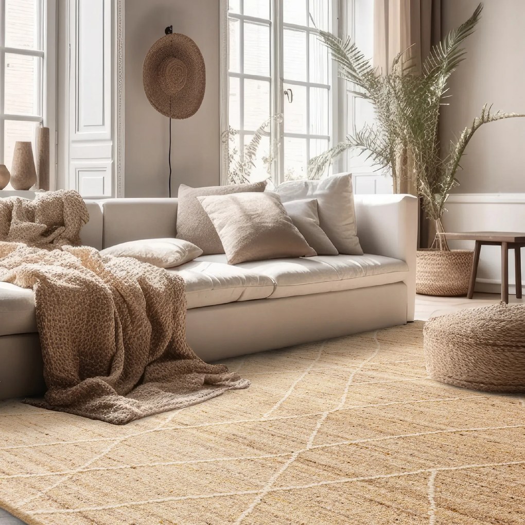 Tribeca Design Kusový koberec El Jefe Natural Rozměry: 200x290 cm