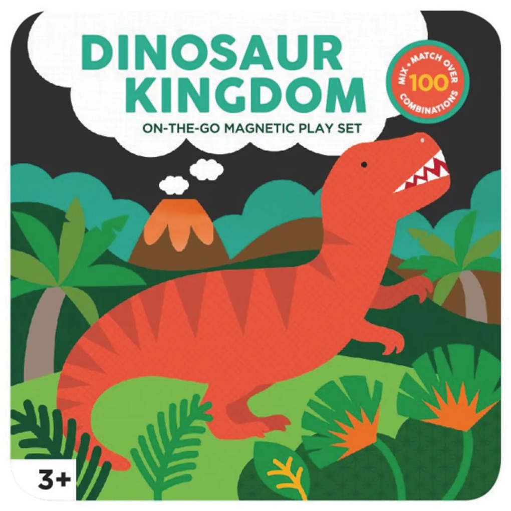 Petit Collage Magnetická hrací sada - dinosauři