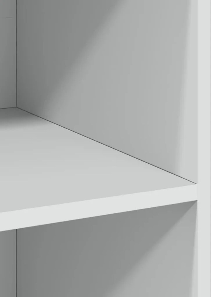 Skříň highboard bílá 70 x 41 x 185 cm kompozitní dřevo 3281687