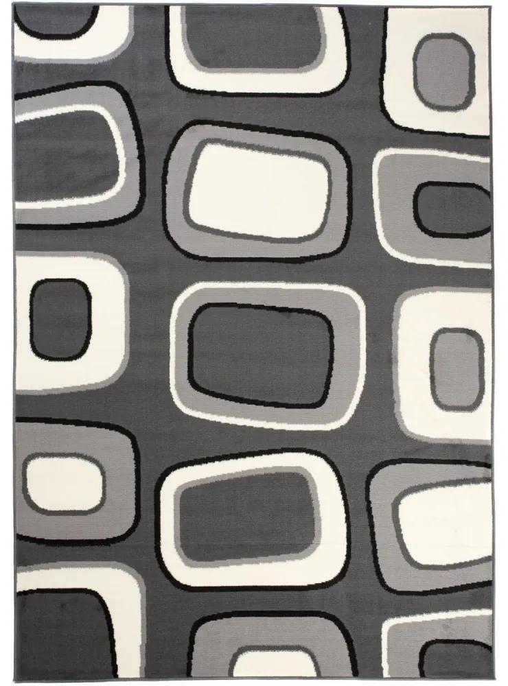 Kusový koberec PP Candy tmavě šedý 220x300cm