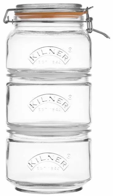 KILNER set stohovatelných sklenic