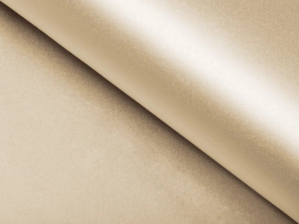 Biante Saténový oválný ubrus polyesterový Satén LUX-016 Latte 120x140 cm