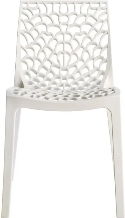 Jídelní židle Coral-C, bílá