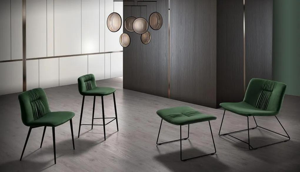 Max Home Luxusní židle Nataly vzorník tkaniny: crystal 06, nohy: dřevěné jasan přírodní