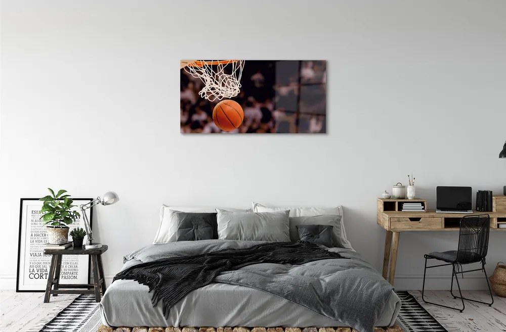 Obraz na skle Basketball 120x60 cm