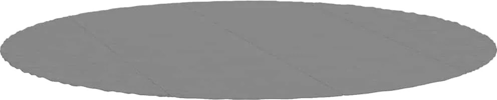 vidaXL Podložka pod bazén světle šedá Ø458 cm polyesterová geotextilie