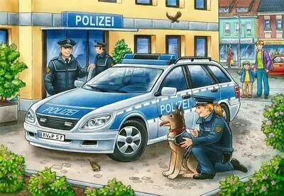Ravensburger Policie a hasiči / 2x12 dílků / od 3 let