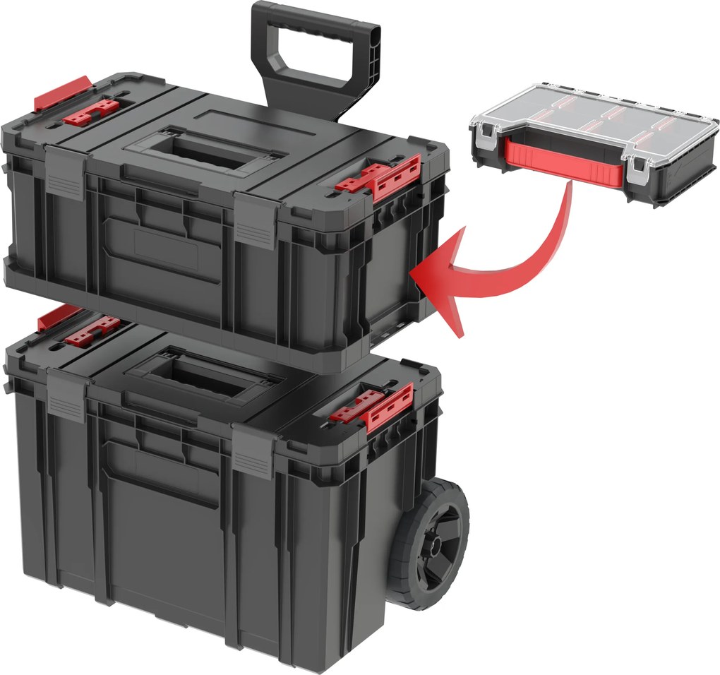 Boxy na nářadí - Qbrick System »Two Set« s organizérem PRO