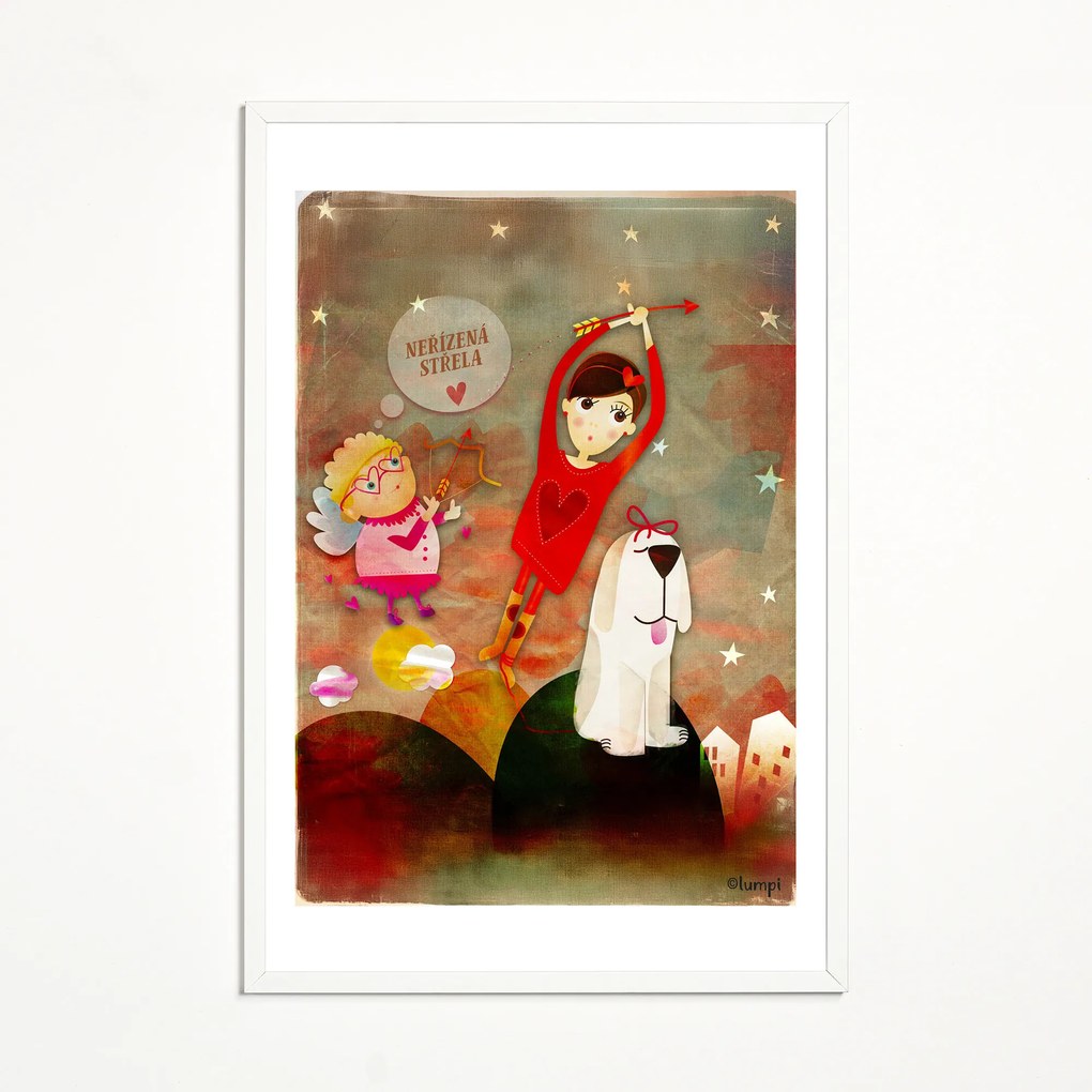 Lucie Gazdošová | Valentine Rám: Černý, Velikost: 70 x 50 cm