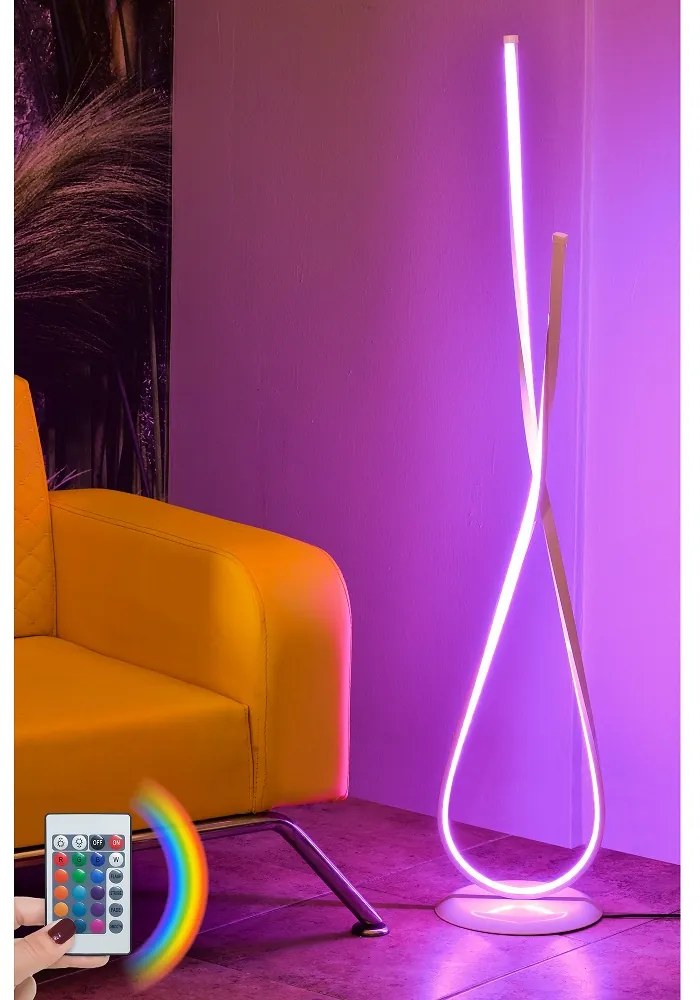 Designová stojanová lampa Delilah 120 cm vícebarevná