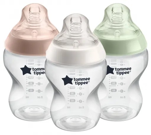 Tommee Tippee Kojenecká láhev C2N 260 ml 3 ks 0 m+