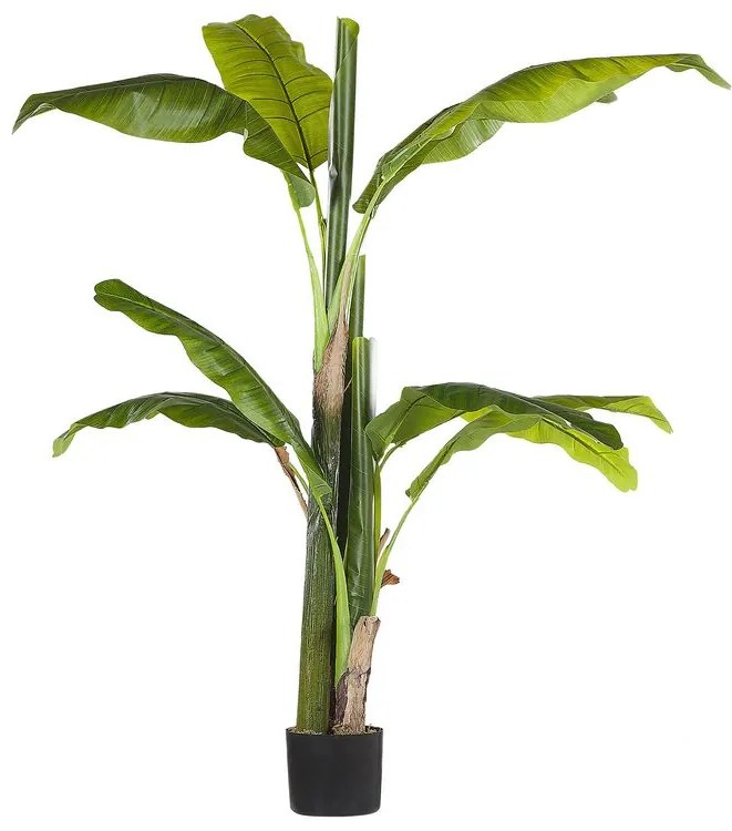 Umělá rostilina v květináči 154 cm BANANA TREE Beliani