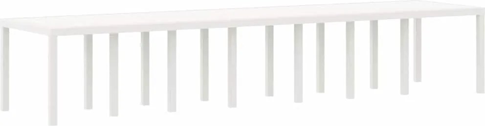 Zahradní stůl Bílá 400 x 100 x 73 cm polyratan 3378530