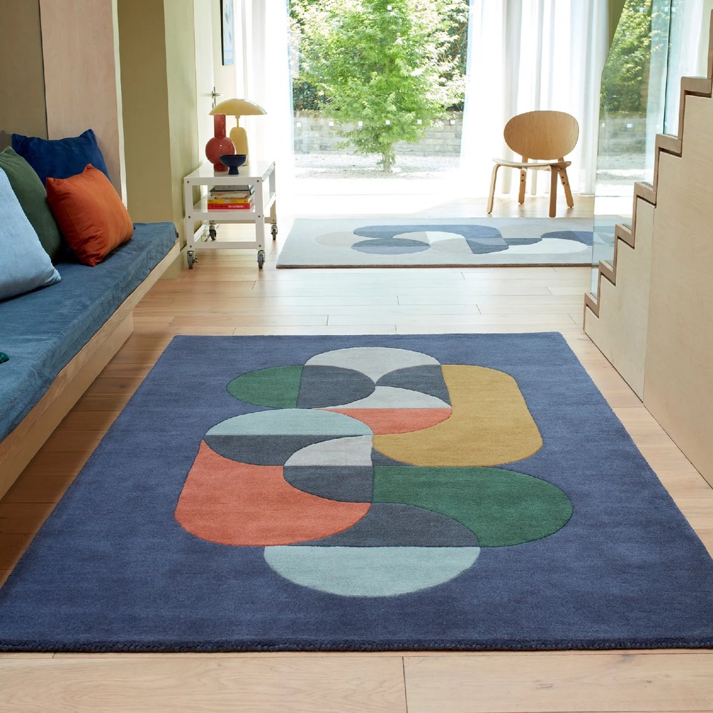 Tribeca Design Kusový koberec Blondie Statement Navy Rozměry: 160x230 cm