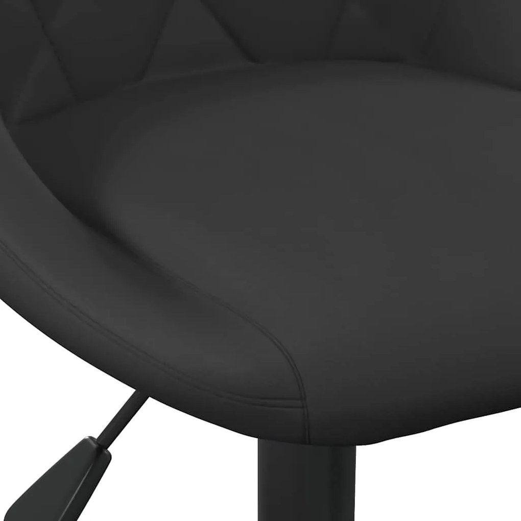Kancelářská židle černá samet 3088843