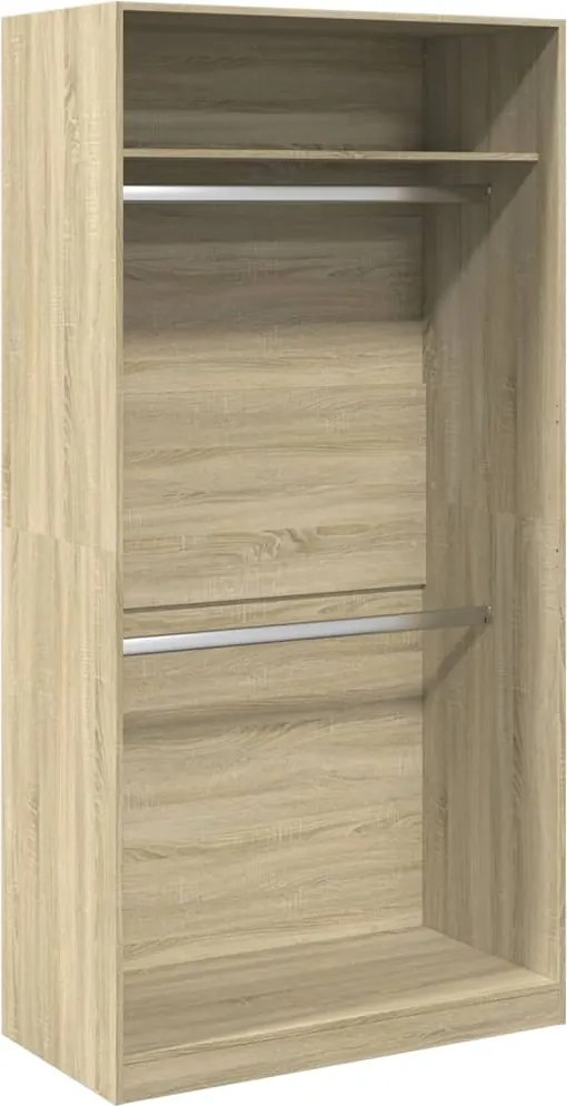 Šatní skříň dub sonoma 100 x 50 x 200 cm dřevotříska 3307803