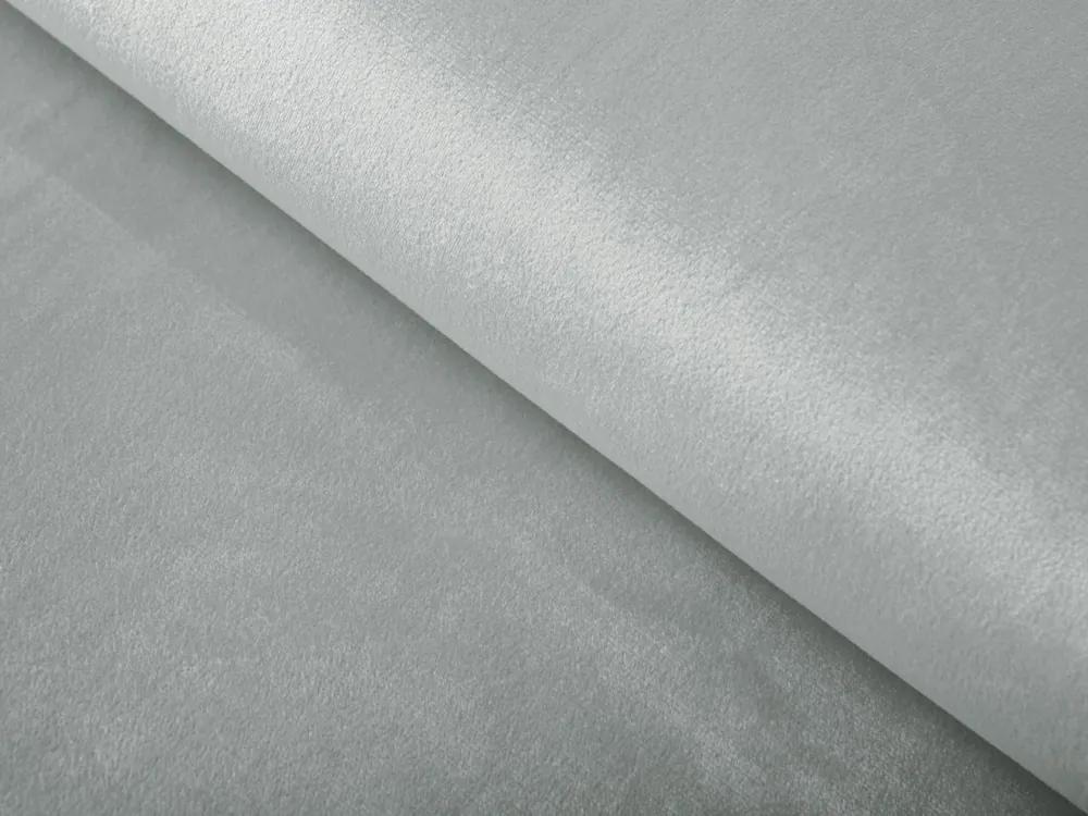 Biante Sametový čtvercový ubrus SV-029 Cementově šedý 130x130 cm