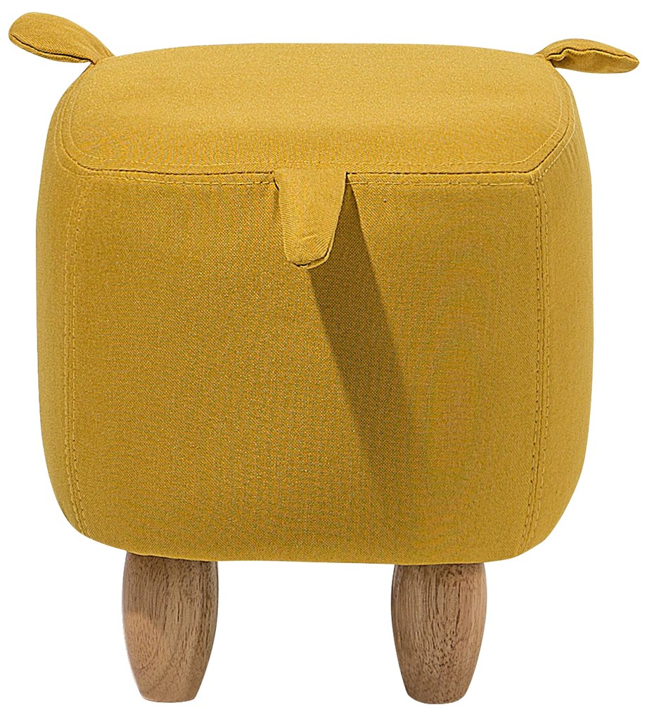 Žlutá stolička prasátko PIGGY Beliani