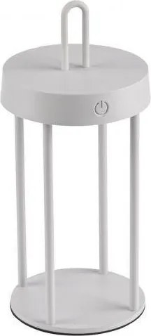 LD 19300-16 ANSELM LED stolní lampa na baterie bílá 28cm dotykový stmívač IP44 zahradní svítidlo 2700K - JUST LIGHT