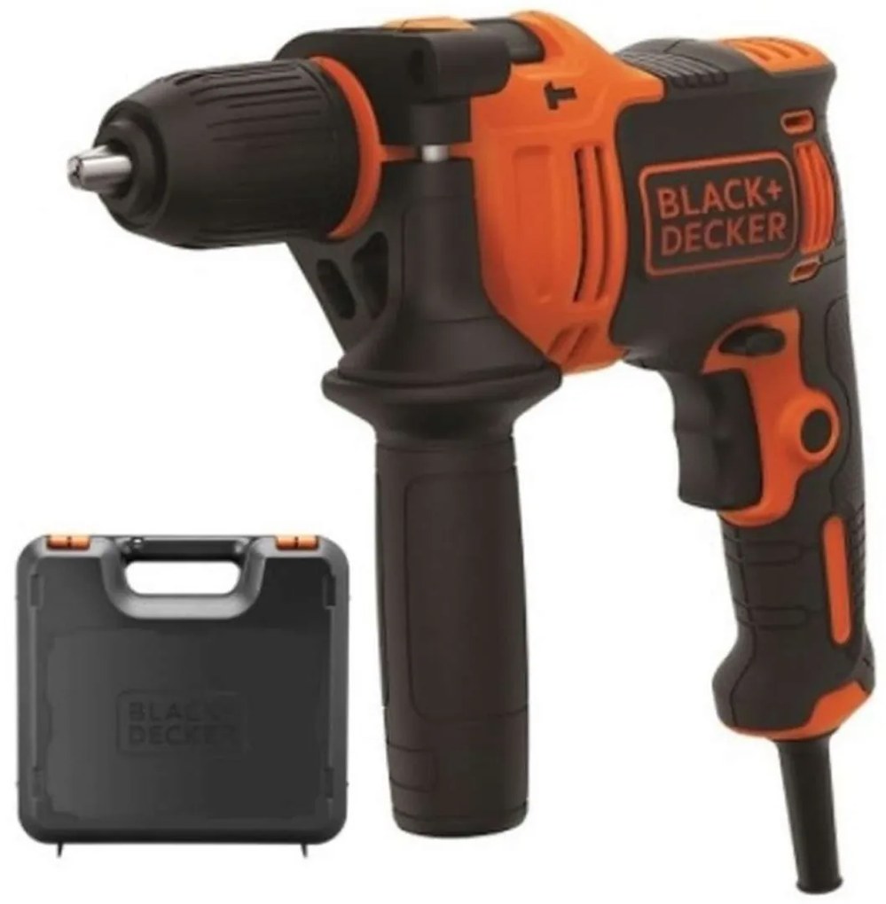 BLACK+DECKER - Příklepová vrtačka 710 W BEH710K-QS