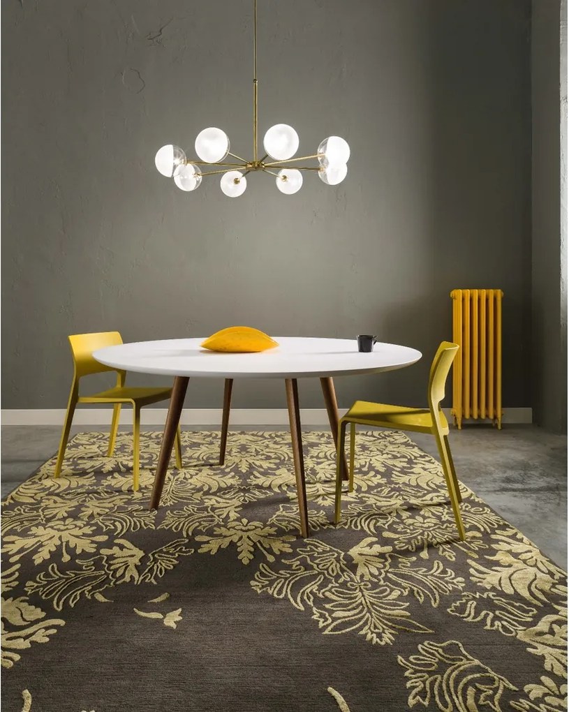 Il Fanale 275.08.ONT Molecola, závěsné mosazné svítidlo, 8x5W LED G9, prům. 99,4cm