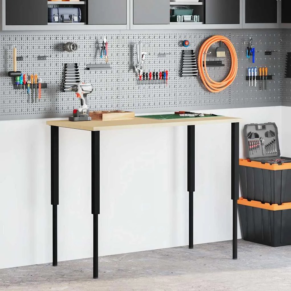 Nastavitelné rámy pracovního stolu 2 ks kov 55 x (69–95,5) cm 147931