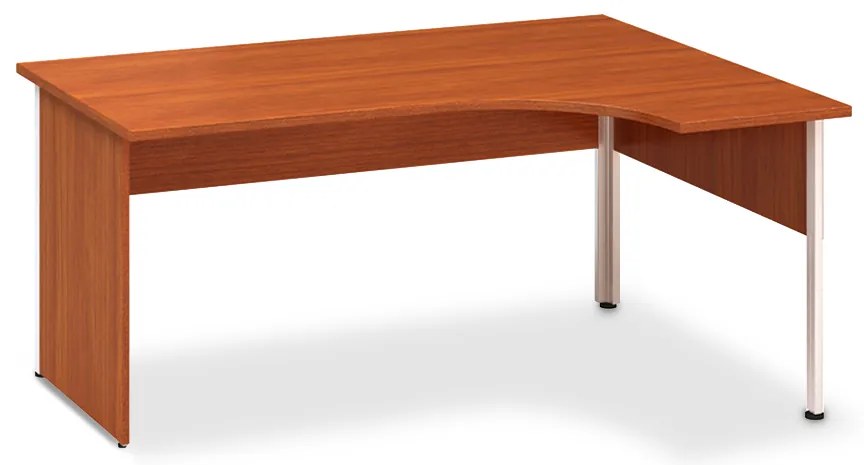 Ergonomický stůl ProOffice A 180 x 120 cm, pravý, třešeň