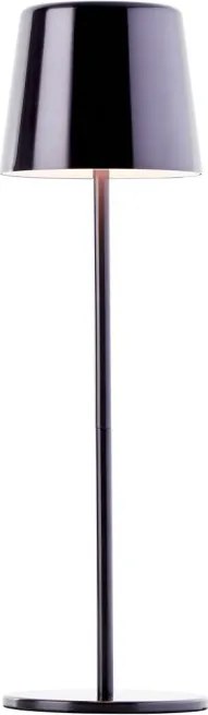 Brilliant G40939/76 Stolní AKU lampa XAANA černý chrom USB-C , CCT