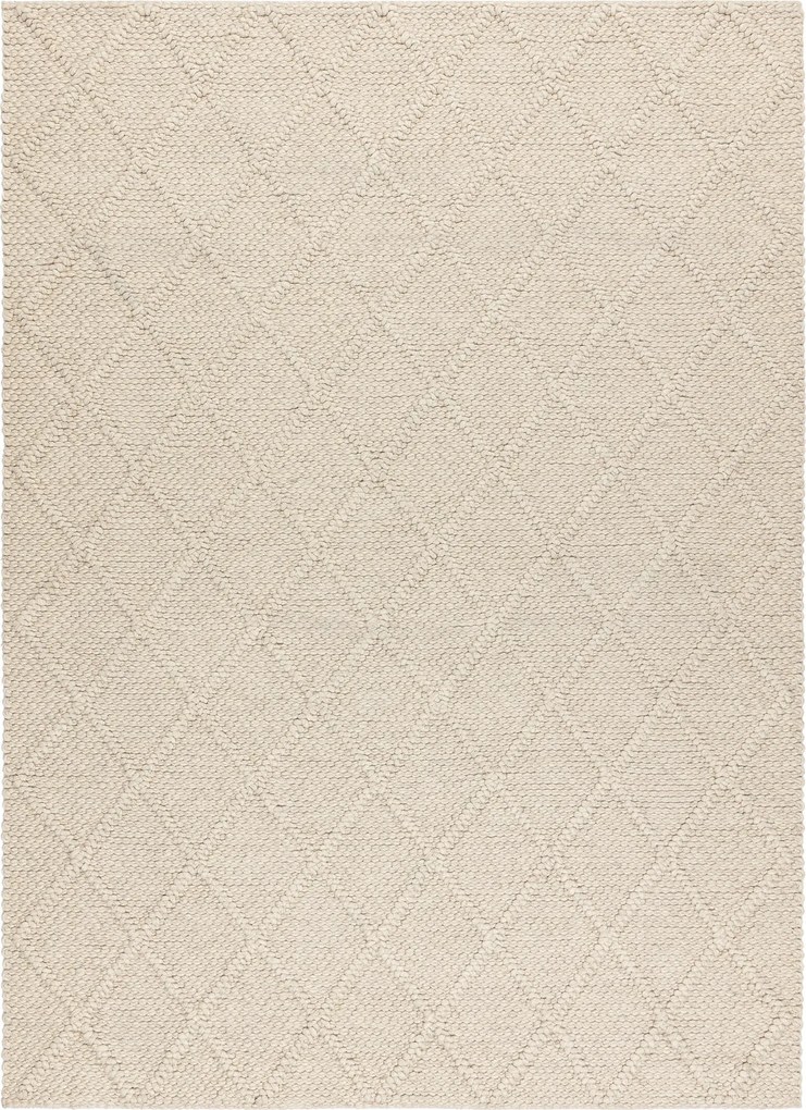 Dywany Łuszczów, Kusový koberec Tahar 99001B cream, 120x180, bílá, ložnice