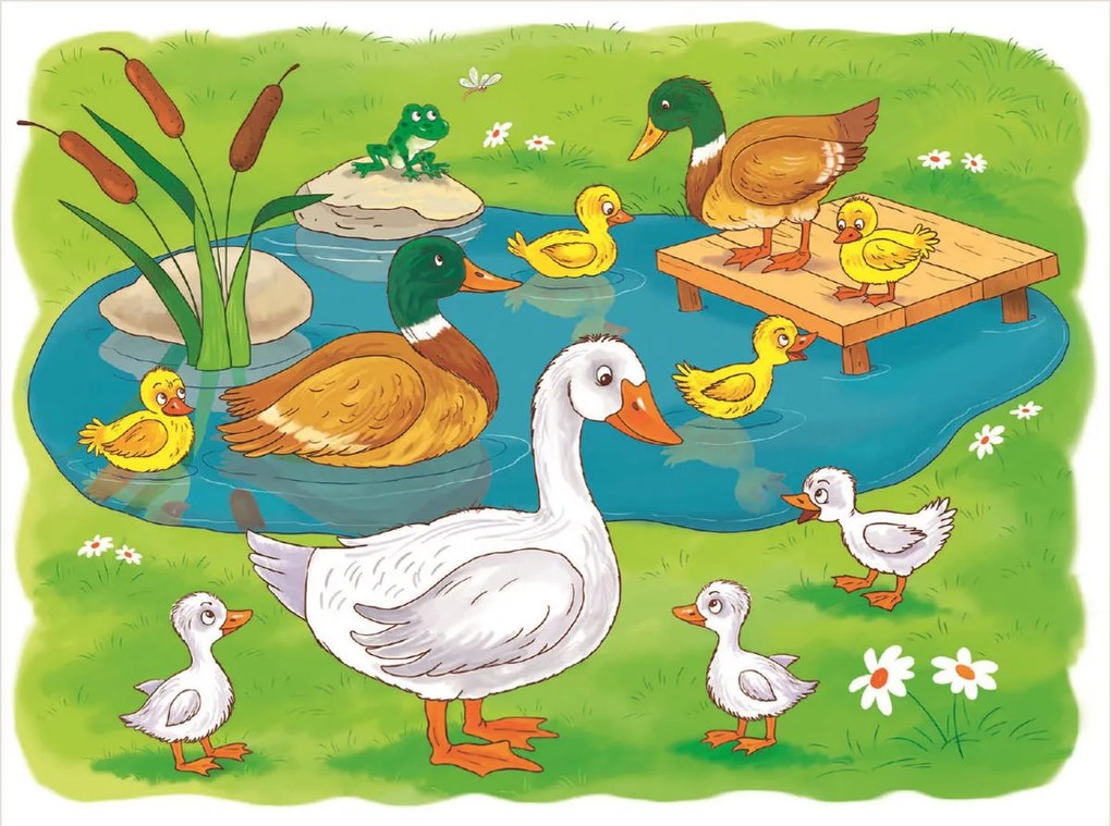 DINO DŘEVO Kubus Na farmě obrázkové kostky 12ks *DŘEVĚNÉ HRAČKY* dn641365