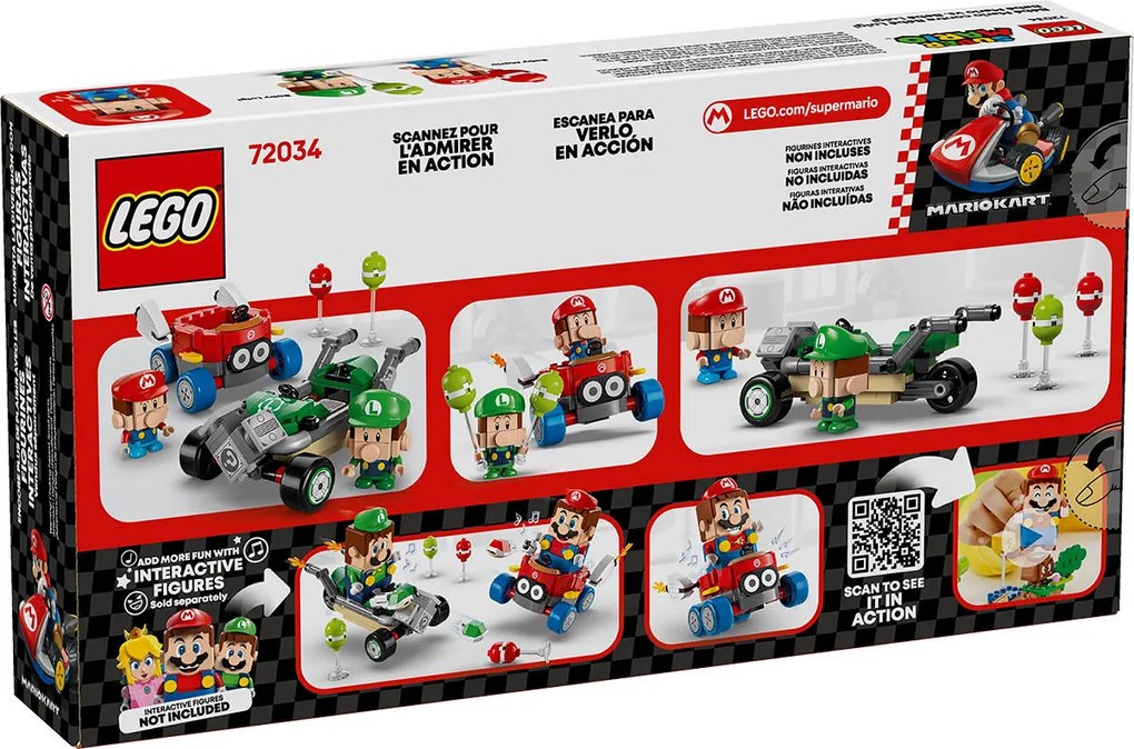 LEGO SUPER MARIO Mario Kart Baby Mario vs. Baby Luigi 72034 STAVEBNICE 2272034