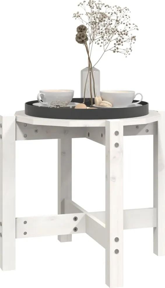 vidaXL Konferenční stolek Ø 52,5 x 45 cm masivní borové dřevo [822308] Barva: Přírodní